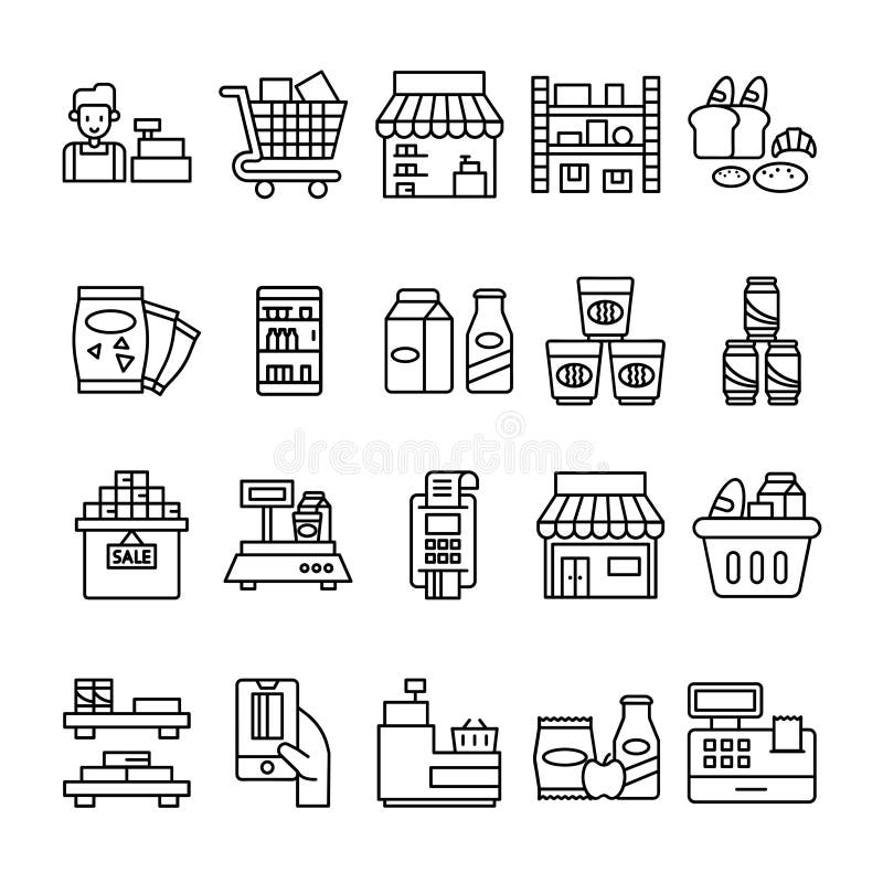 Shopkeeper Outline Stock Illustrations – 67 Shopkeeper Outline Stock ...