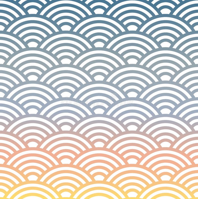 Water Waves Geometric Seamless Repetitive Vector Pattern Texture Stock ...