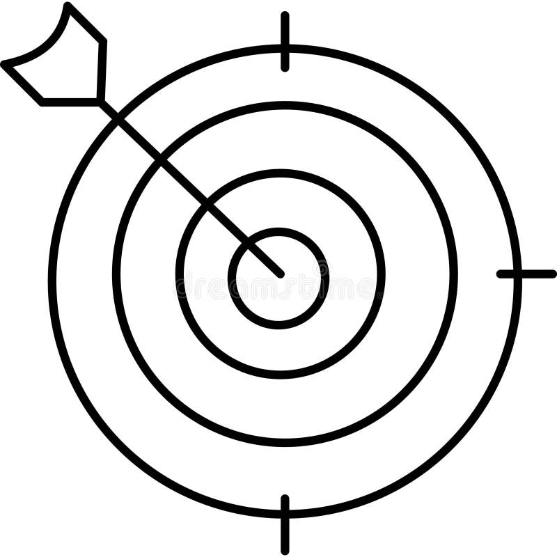 Target Which Can Easily Modify or Edit Stock Vector - Illustration of ...