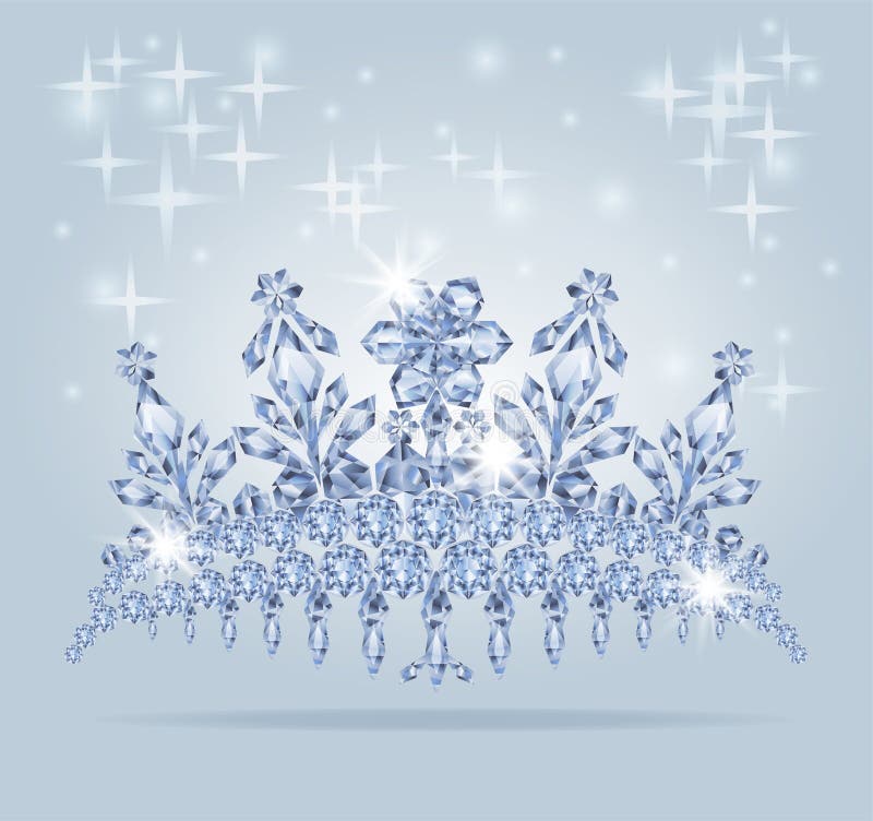 Crystals Princess Diamond Tiara, Vector Stock Vector - Illustration of ...