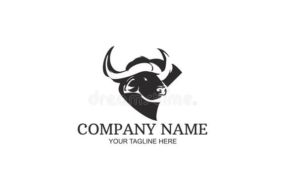 Bull Company Logo Vector Illustration. Suitable for Business Company ...