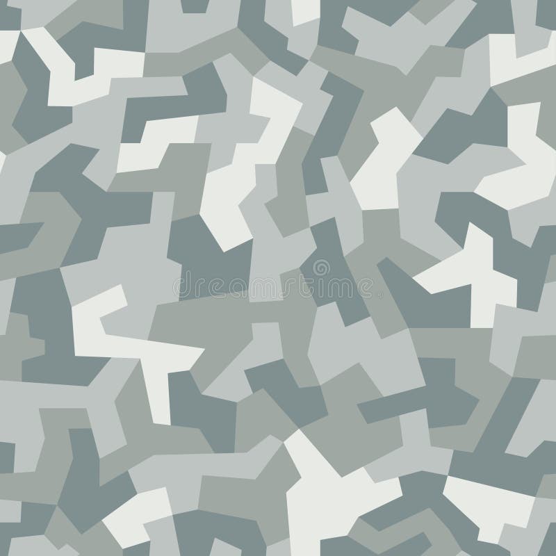 Light Pastel Green Gray Geometric Camouflage for Army, Hunting and ...