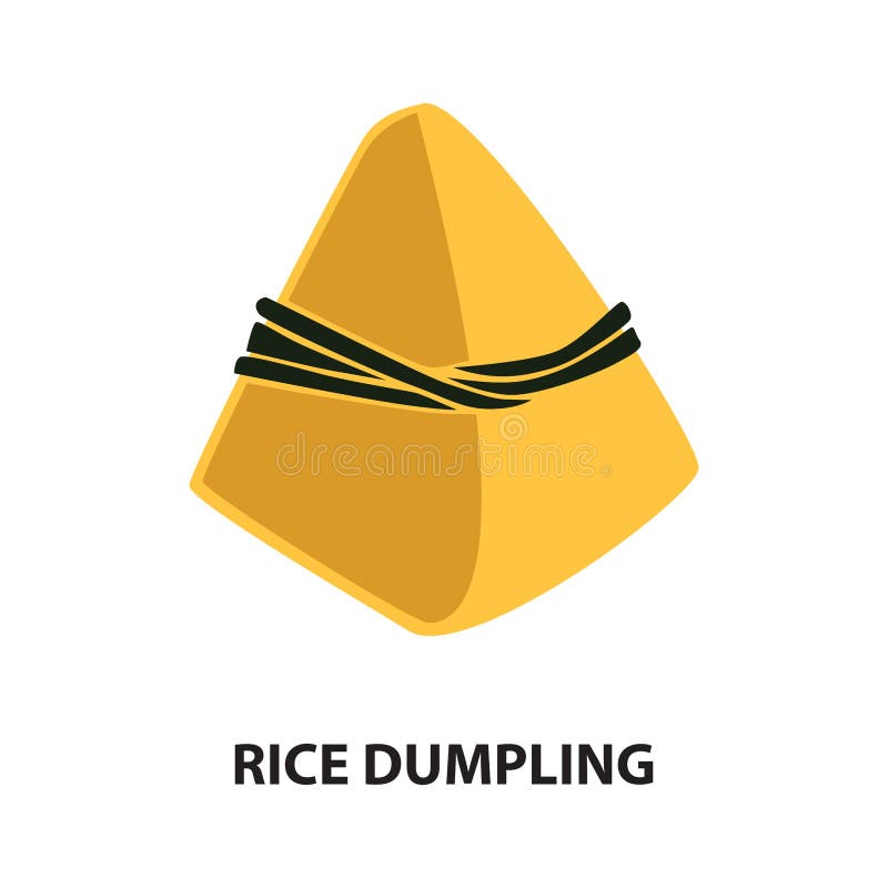 Cartoon rice dumpling stock vector. Illustration of logo - 260487684