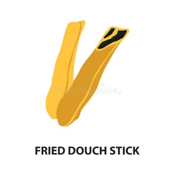 Cartoon fried douch stick stock vector. Illustration of street - 260487718