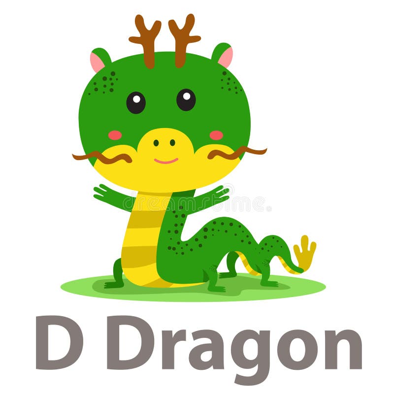Alphabet Letter D Dragon Fruir Stock Illustrations – 74 Alphabet Letter ...