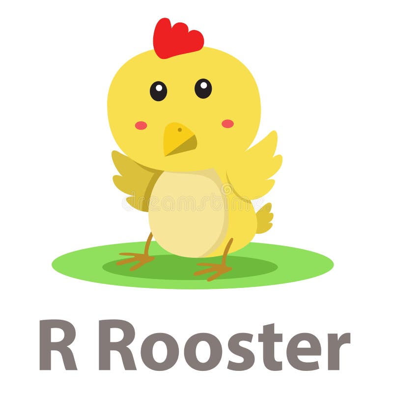 Letter R Rooster Stock Illustrations – 45 Letter R Rooster Stock ...