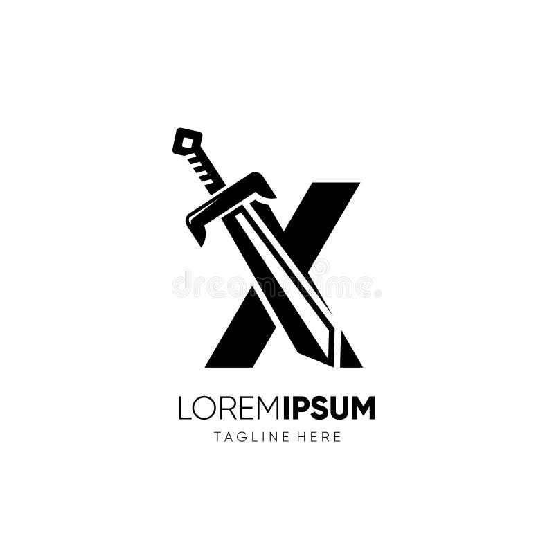 Letter W Sword Logo Design Vector Icon Graphic Emblem Illustration Stock Vector - Illustration ...