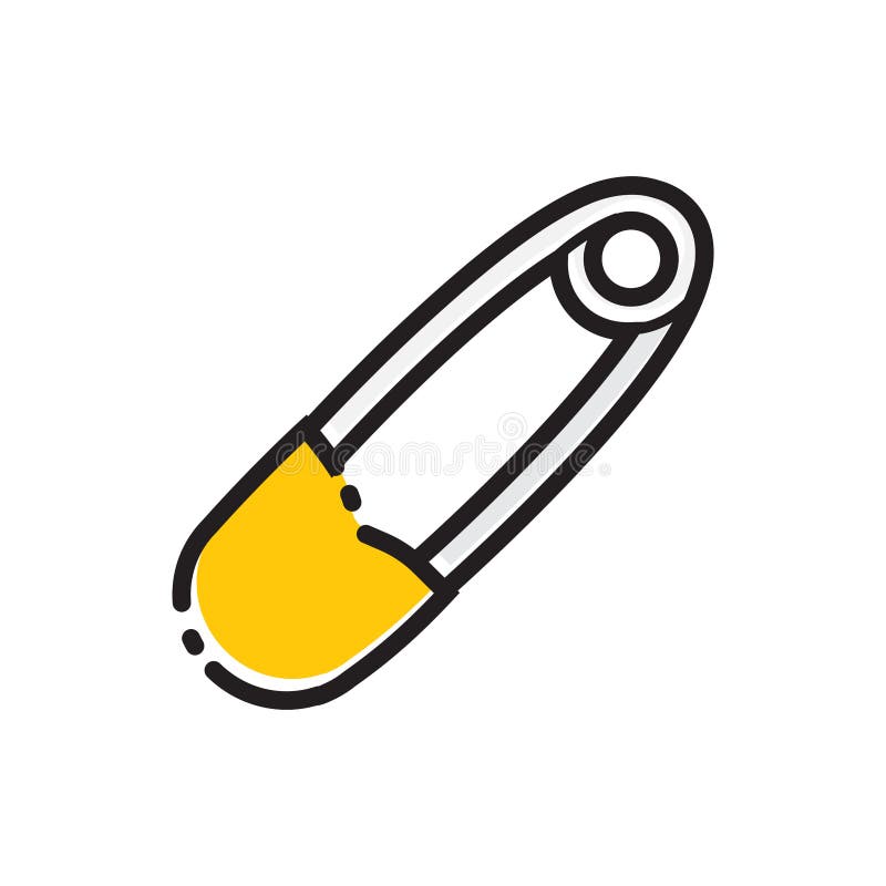 Cartoon pin stock vector. Illustration of vector, cartoon - 260591681