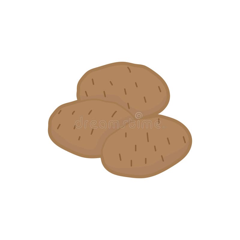 Cartoon potato stock vector. Illustration of commodities - 260619931