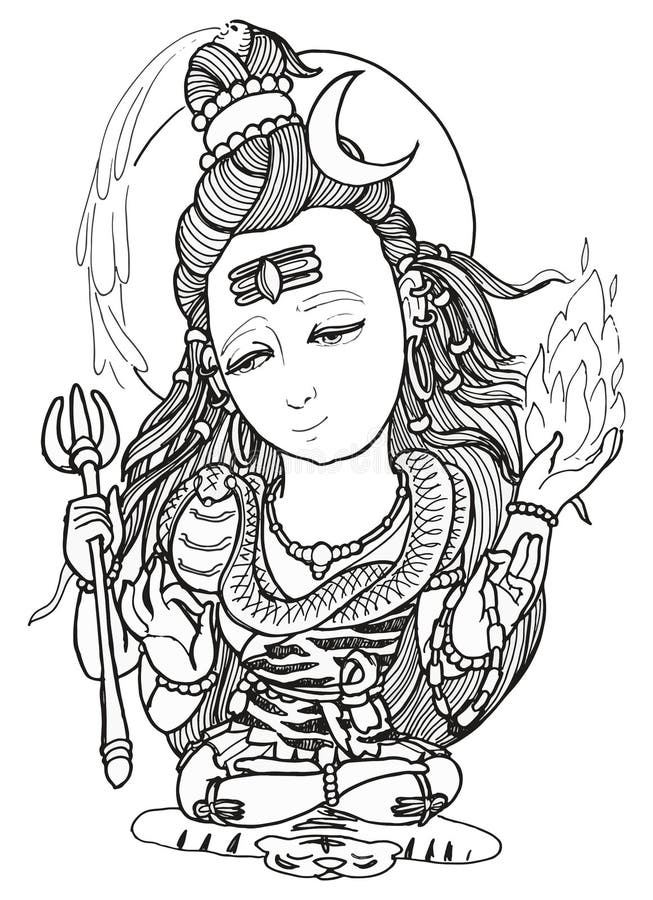 Shiva Coloring Page