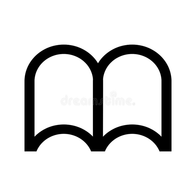 Flat black book stock vector. Illustration of simple - 260951030