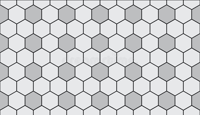 Seamless Pattern of Soccer Football, with Colorful Hexagons, Fully ...