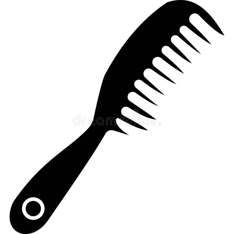 Comb Which Can Easily Modify or Edit Stock Vector - Illustration of ...