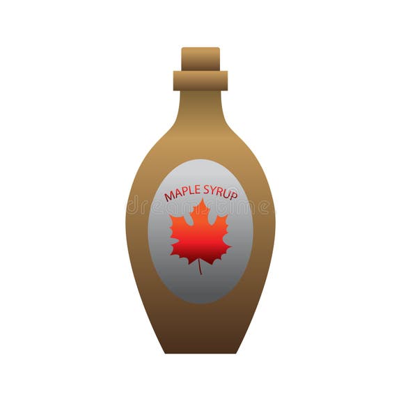Cartoon maple syrup stock vector. Illustration of icon - 261223149