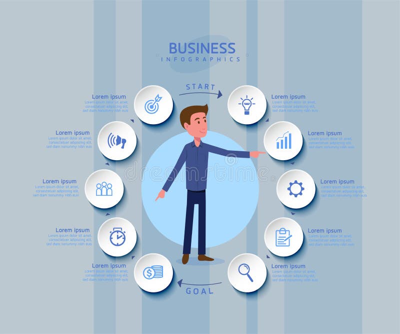 Connecting 10 Step Process Stock Illustrations – 13 Connecting 10 Step ...