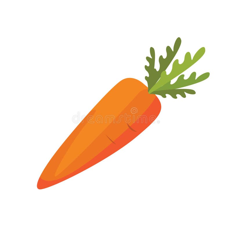 Print. Cartoon Carrot. Vegetable. Food for Vegetarians. Farm. Bright ...