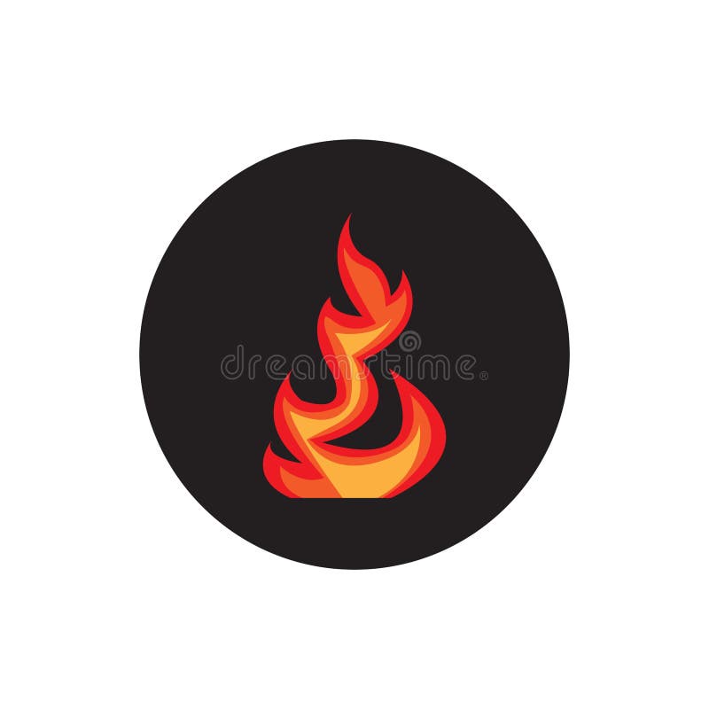 Cartoon fire button stock vector. Illustration of cartoon - 261263787