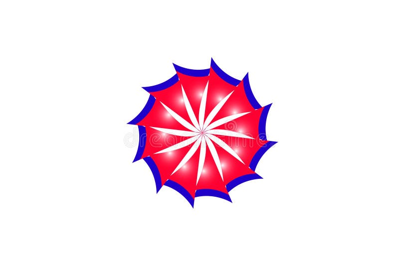 Abstract Dynamic Shape Symbol Stock Illustration - Illustration of ...