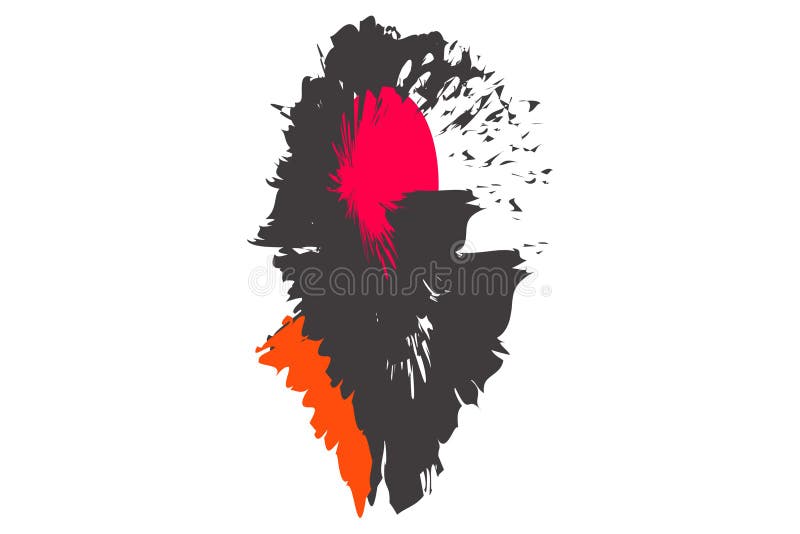 Abstract Dynamic Shape Symbol Stock Illustration - Illustration of ...