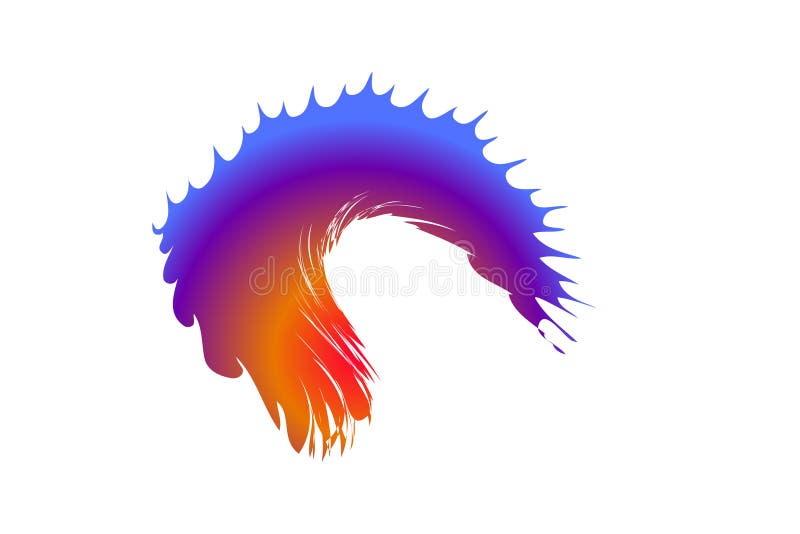 Abstract Dynamic Shape Symbol Stock Vector - Illustration of abstract ...