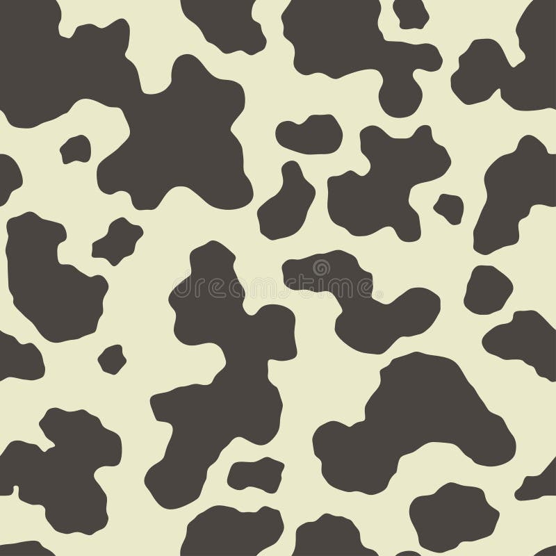 Cow Skin Seamless Pattern Brown White Stock Illustrations – 271 Cow ...