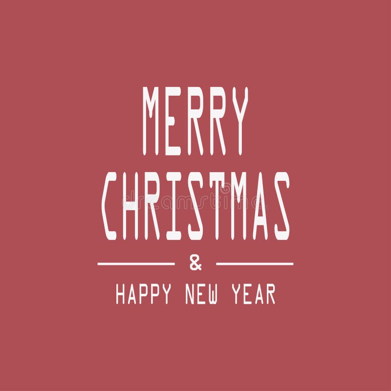 Merry Christmas Lettering Design. Vector Illustration. Eps2 Stock ...