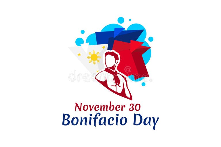 November 30, Happy Bonifacio Day Vector Illustration. Stock Vector ...