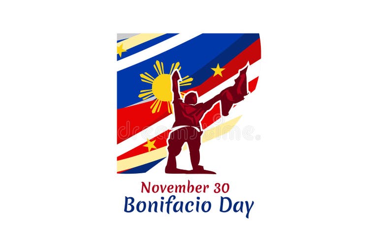 November 30, Happy Bonifacio Day Vector Illustration. Stock Vector ...