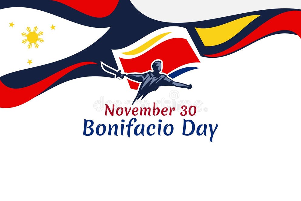 November 30, Happy Bonifacio Day Vector Illustration. Stock Vector ...