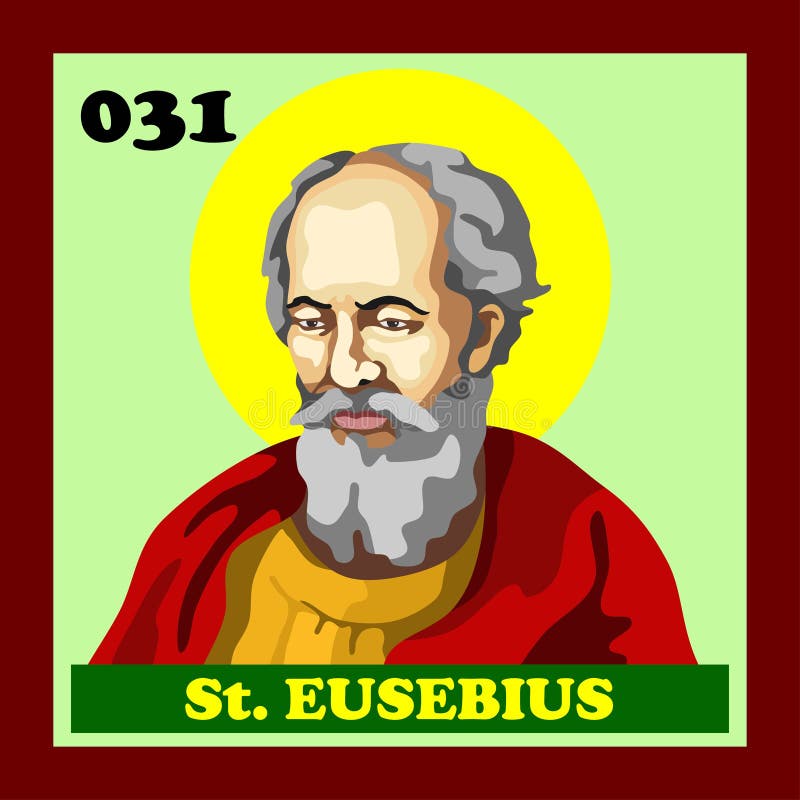 031st Roman Catholic Pope Saint Eusebius Vector Stock Vector ...