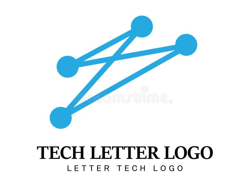 Tech Network Logo Vector stock vector. Illustration of smart - 262367216