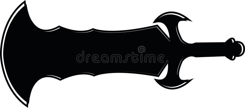 Jpg Image with Svg Cut File the Picture of the Sword Stock Illustration ...