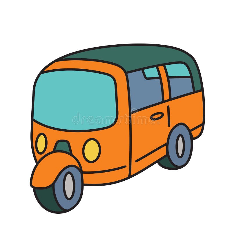 Bajai Vector Illustration, Bajay Cartoon Image, Coloring Book Page ...