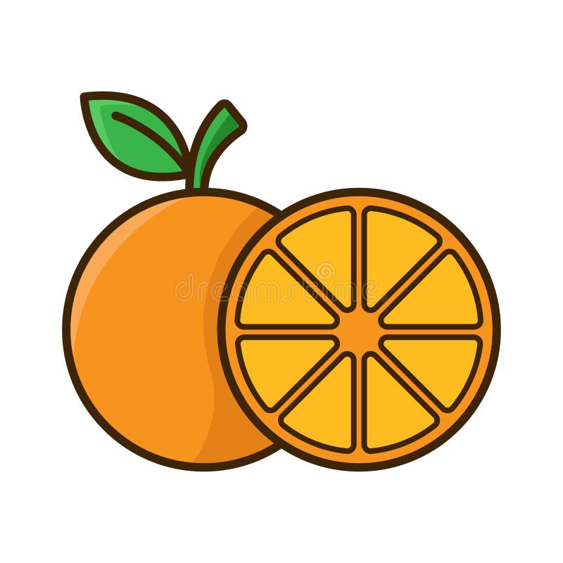 Orange Fruit Template