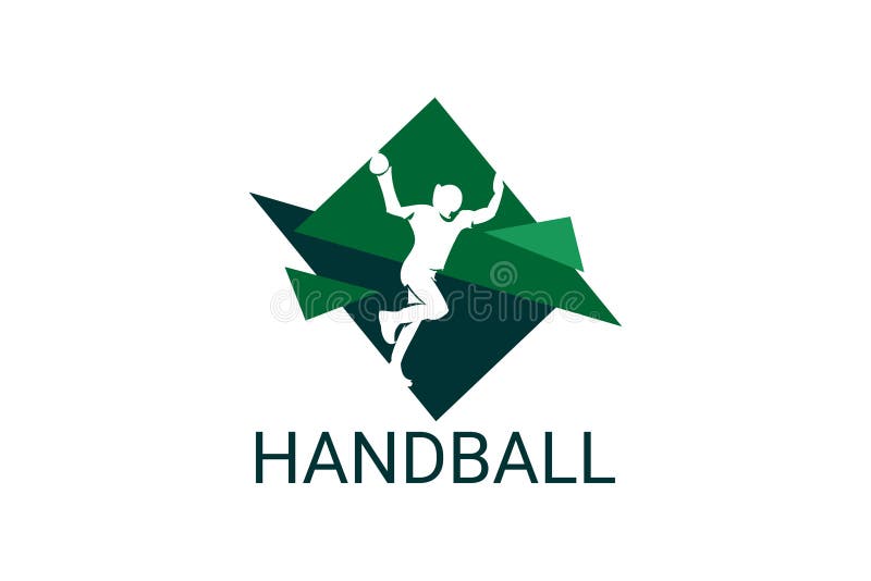 Handball Symbol Sport Vector Line Icon. Handball Player Symbol Stock ...