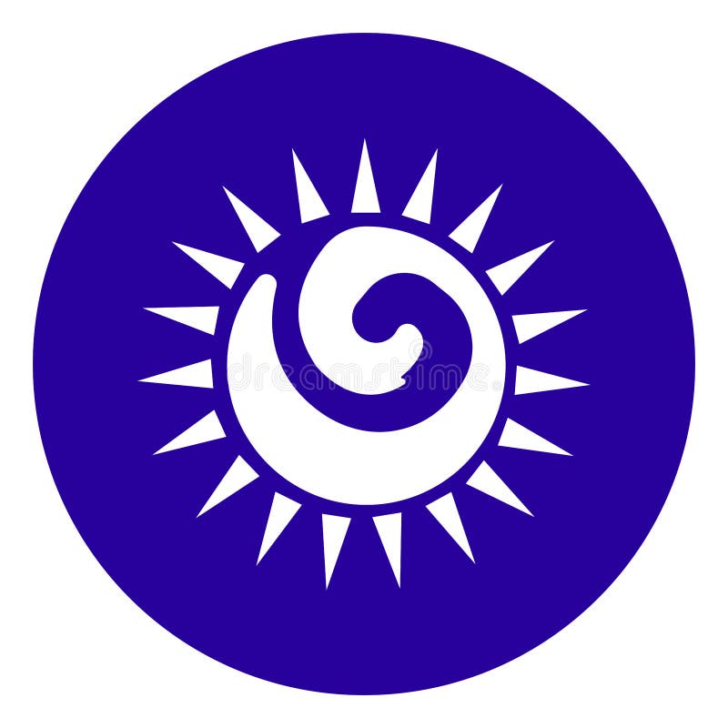 Flat button sun stock vector. Illustration of design - 262914317