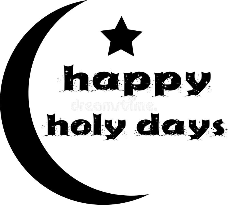 Happy Holy Days Jpg Image with Svg Vector Cut File for Cricut and ...