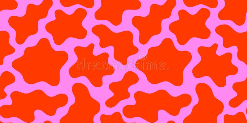 Colorful Pink Cow Print Seamless Pattern Stock Vector - Illustration of ...