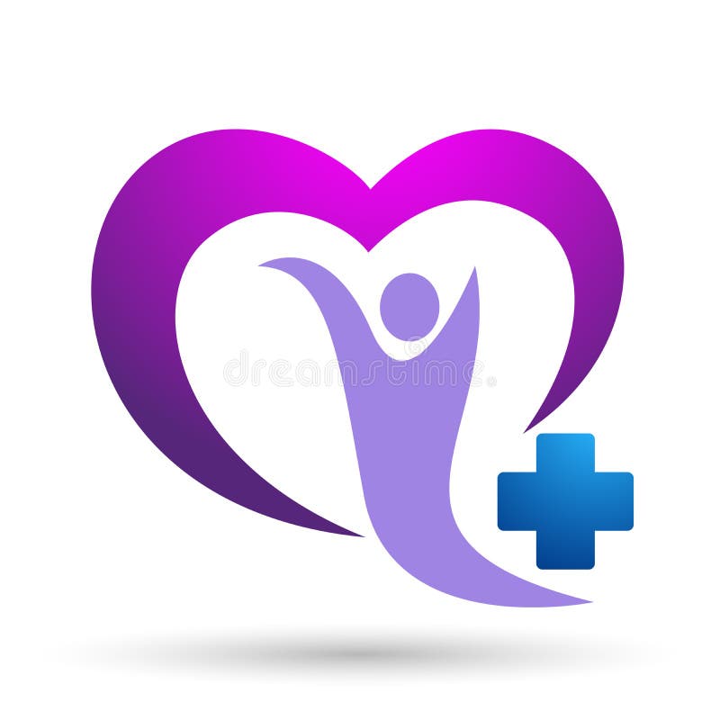 Heart Care Family Medical Cross Heart Health Care Home Family People ...