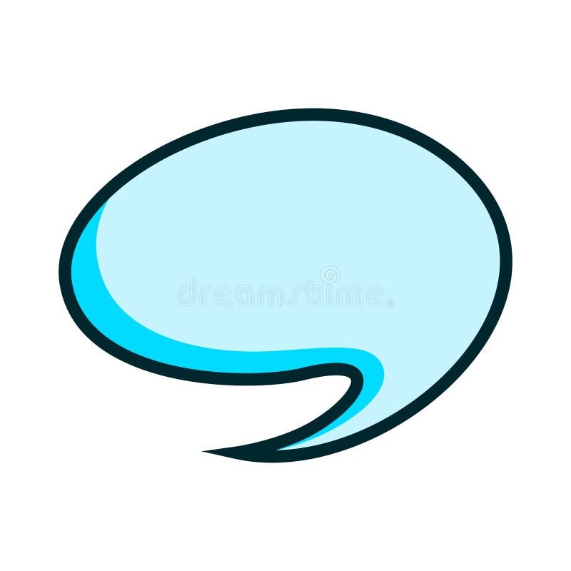 Cartoon word bubble stock vector. Illustration of talk - 263060492