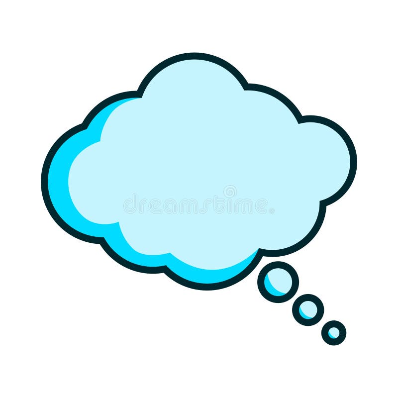 Cartoon word bubble stock vector. Illustration of bubble - 263060493