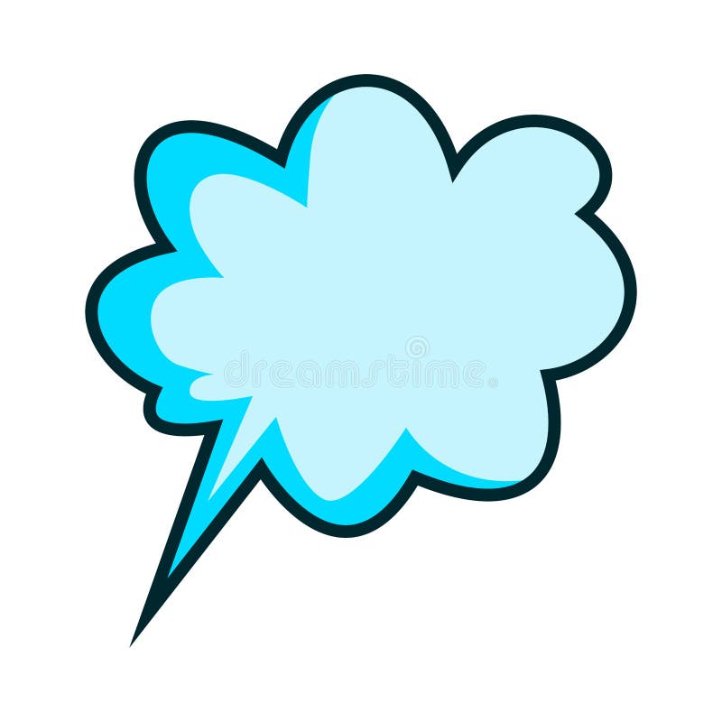 Cartoon word bubble stock vector. Illustration of vector - 263060495