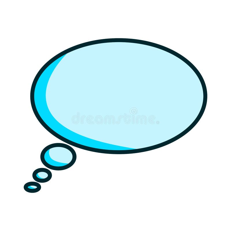 Cartoon word bubble stock vector. Illustration of talk - 263060504