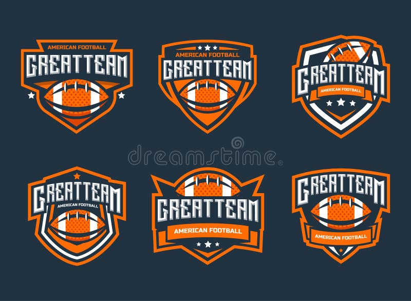 Set of Soccer Logo or Football Club Sign Badge. Football Logo with ...