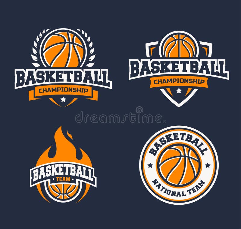 Basketball Logo Collection, Emblem Set Collections. Basketball Logo ...