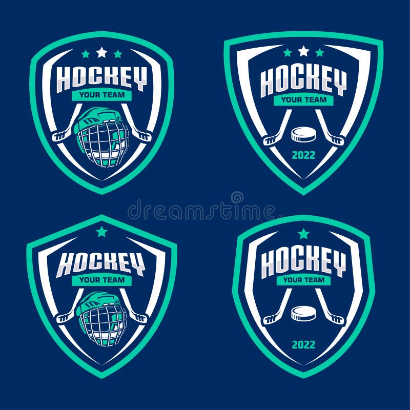 Hockey Tournament Sport Logo Template. Set of Hockey Logos. Sport ...