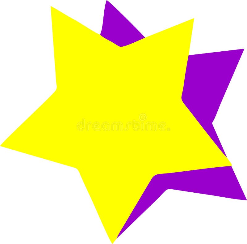 A simple double stars icon stock vector. Illustration of graphic ...