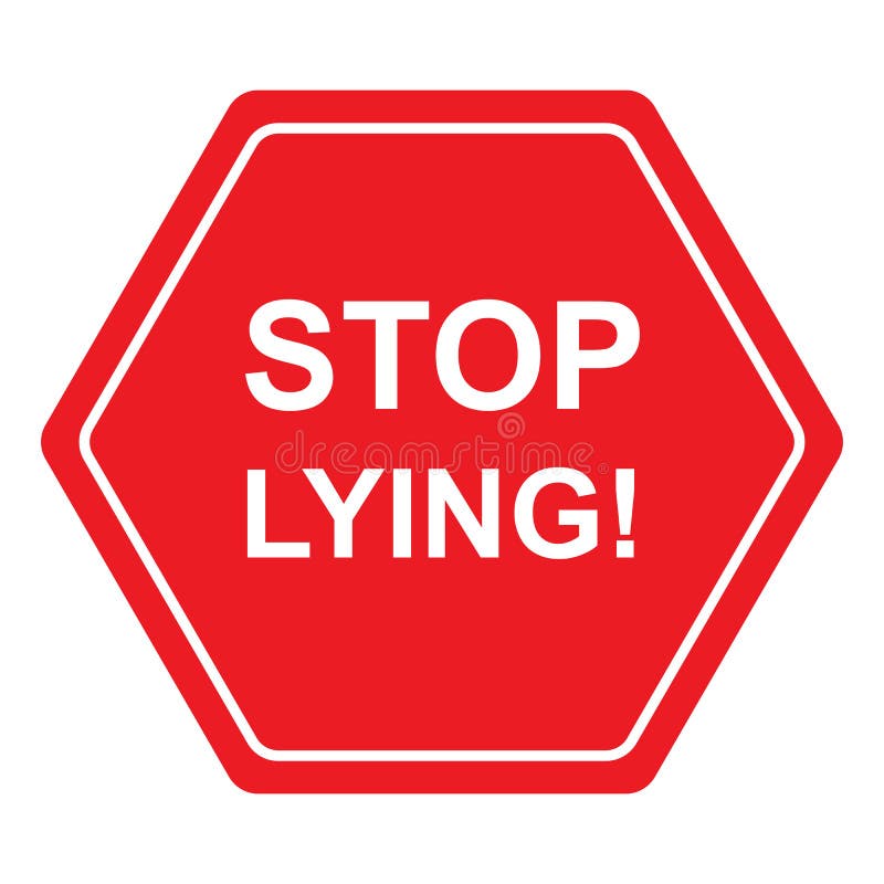 Stop Lying Stock Illustrations – 468 Stop Lying Stock Illustrations ...
