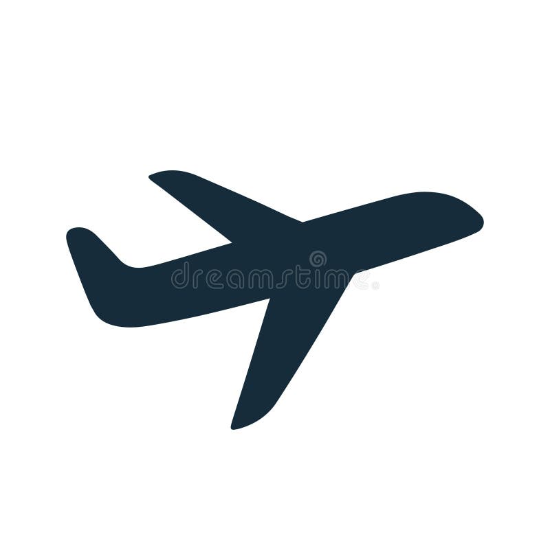 Airplane Icon. Airplane Icon Transportation Logo Template Stock Vector ...