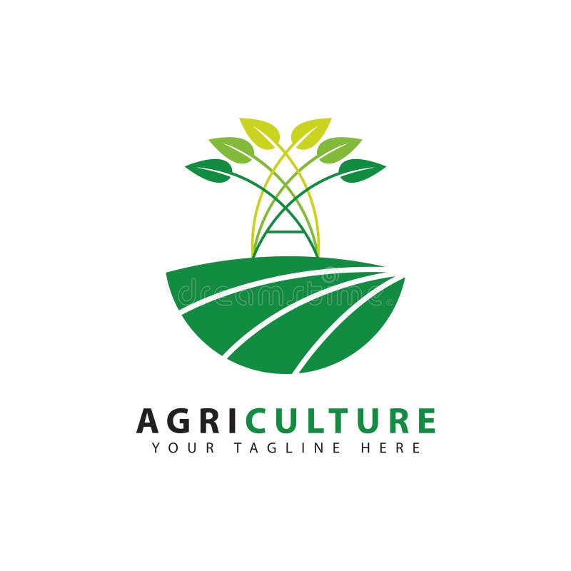 Agriculture Logo Design, Agronomy, Wheat Farming, Rural Farm Fields ...